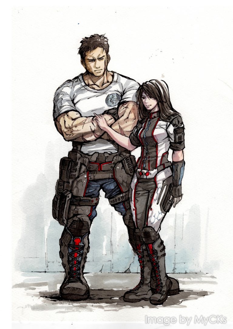 Hell Squad: Elle and Marcus Art Reveal - Anna Hackett