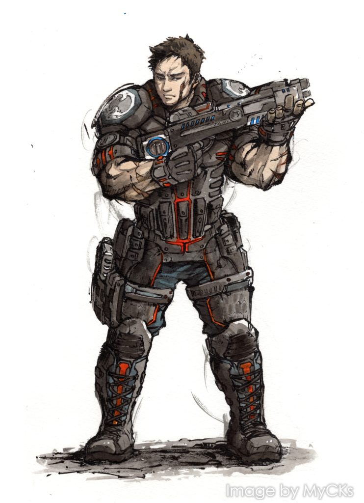 Hell Squad Theron Cover and Marcus Art Reveal - Anna Hackett