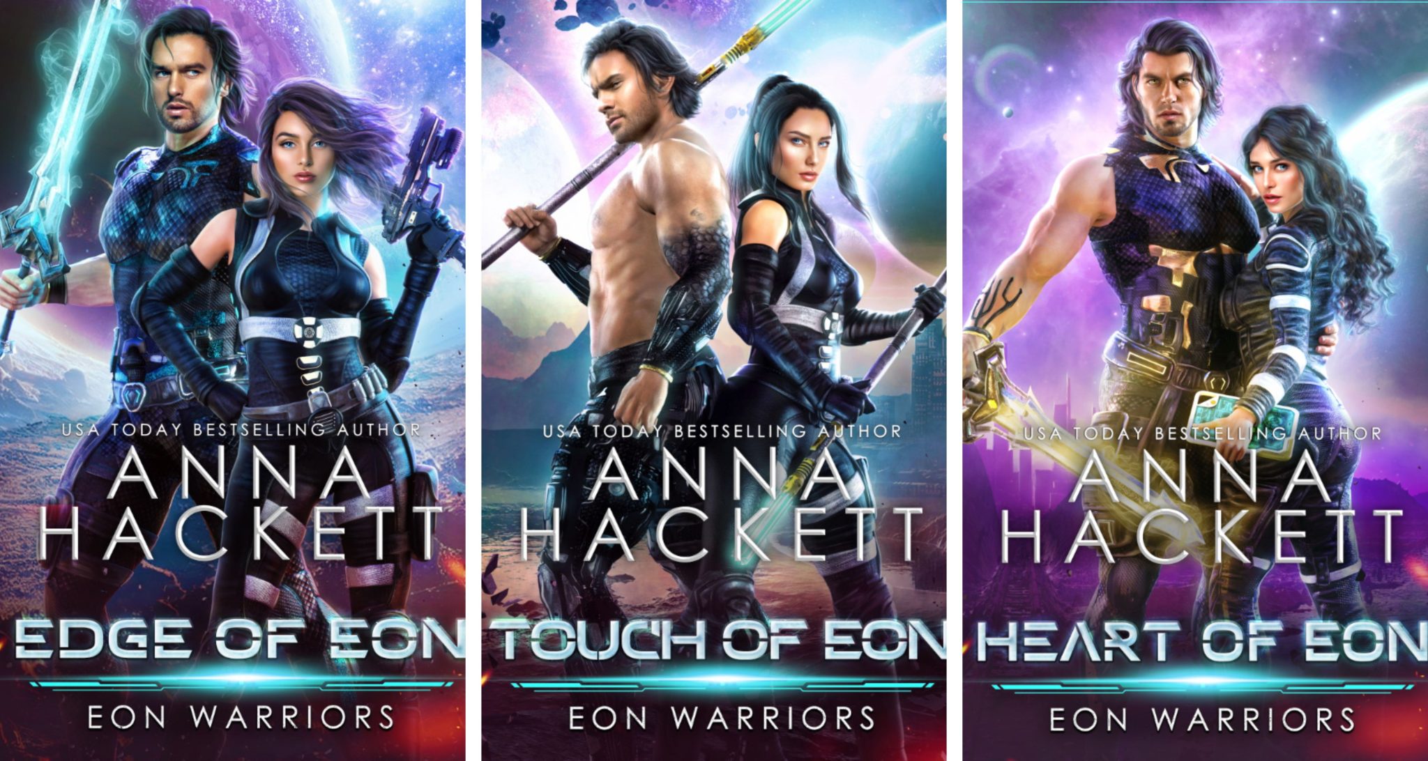 Cover Reveal: Knighthunter and Eon Warriors - Anna Hackett