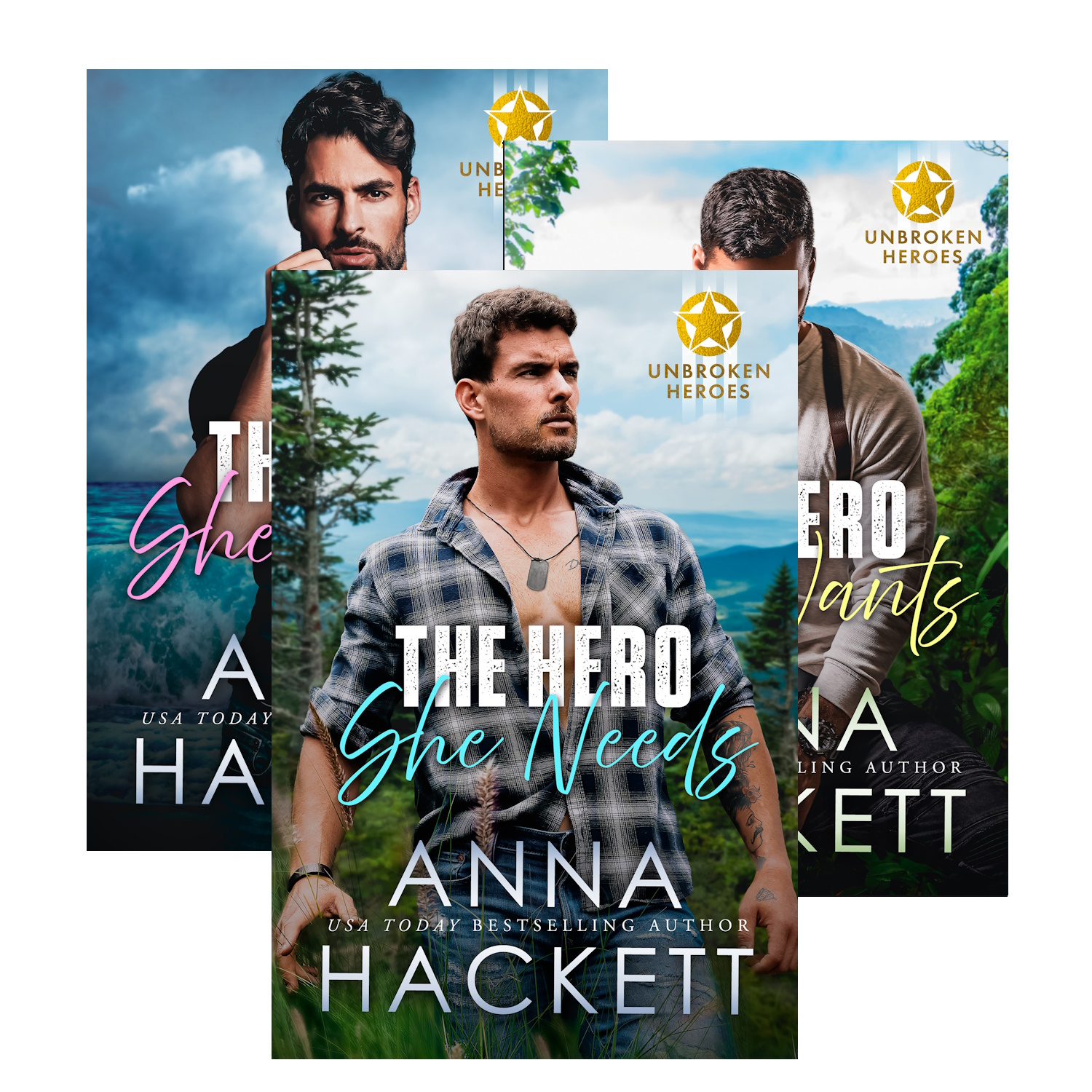 Unbroken Heroes - Action Romance Series by Anna Hackett