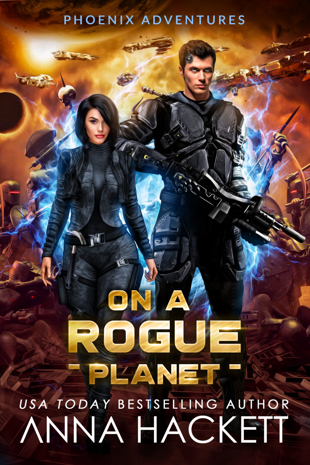 Cover Reveal - Phoenix Adventures: On a Rogue Planet - Anna Hackett